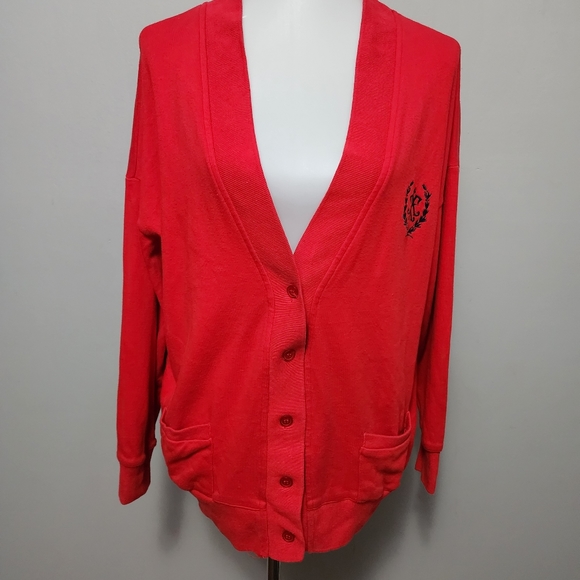 Abercrombie & Fitch | Sweaters | Vintage Abercrombie Fitch Red Varsity ...